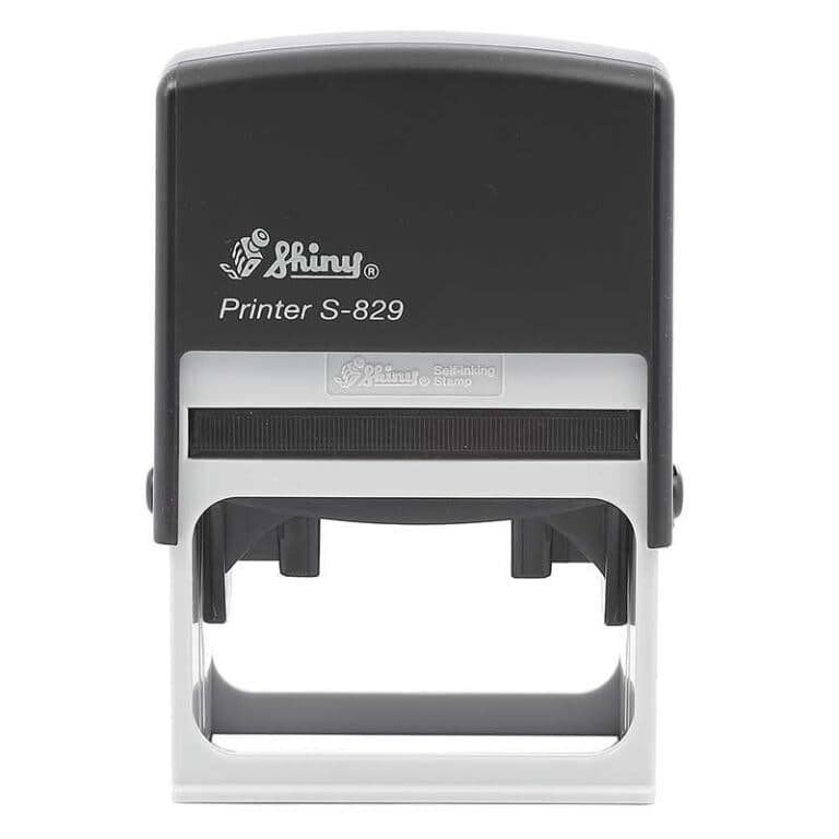 Shiny S829 sello automático rectangular de 63x39 mm.
