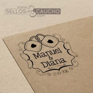 Sellos personalizados de boda Candados