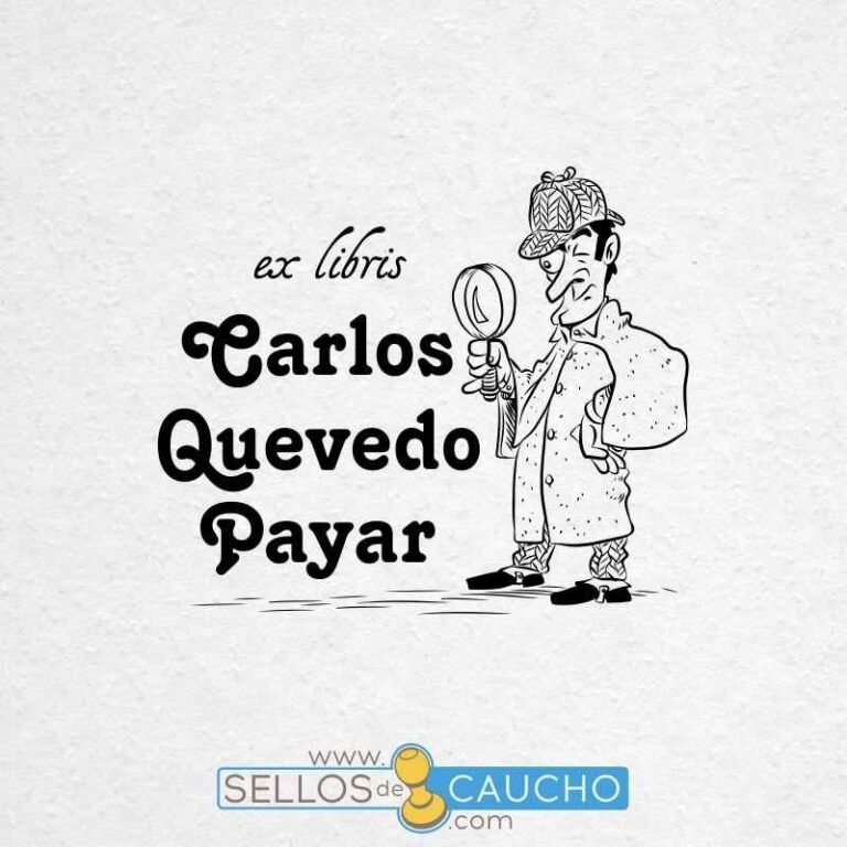 Sello Exlibris Detective
